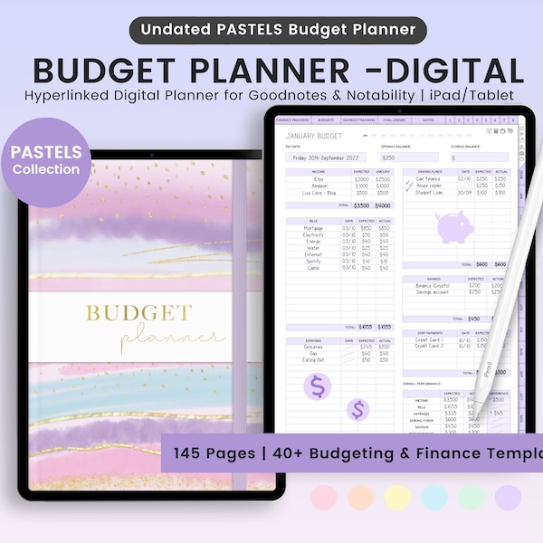 Budget Planner - Etsy