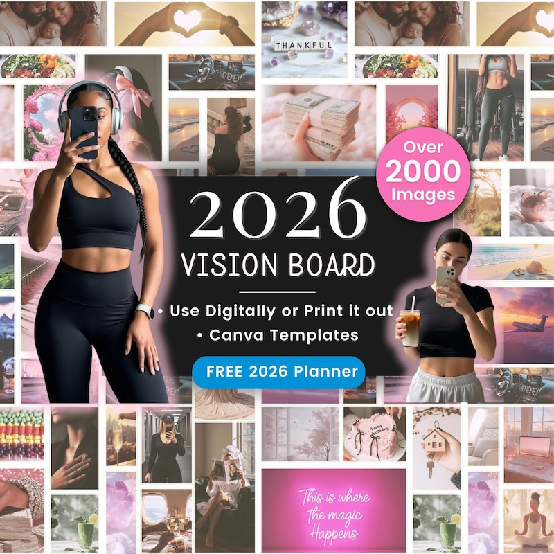 2026 Vision Bingo Boards - Etsy