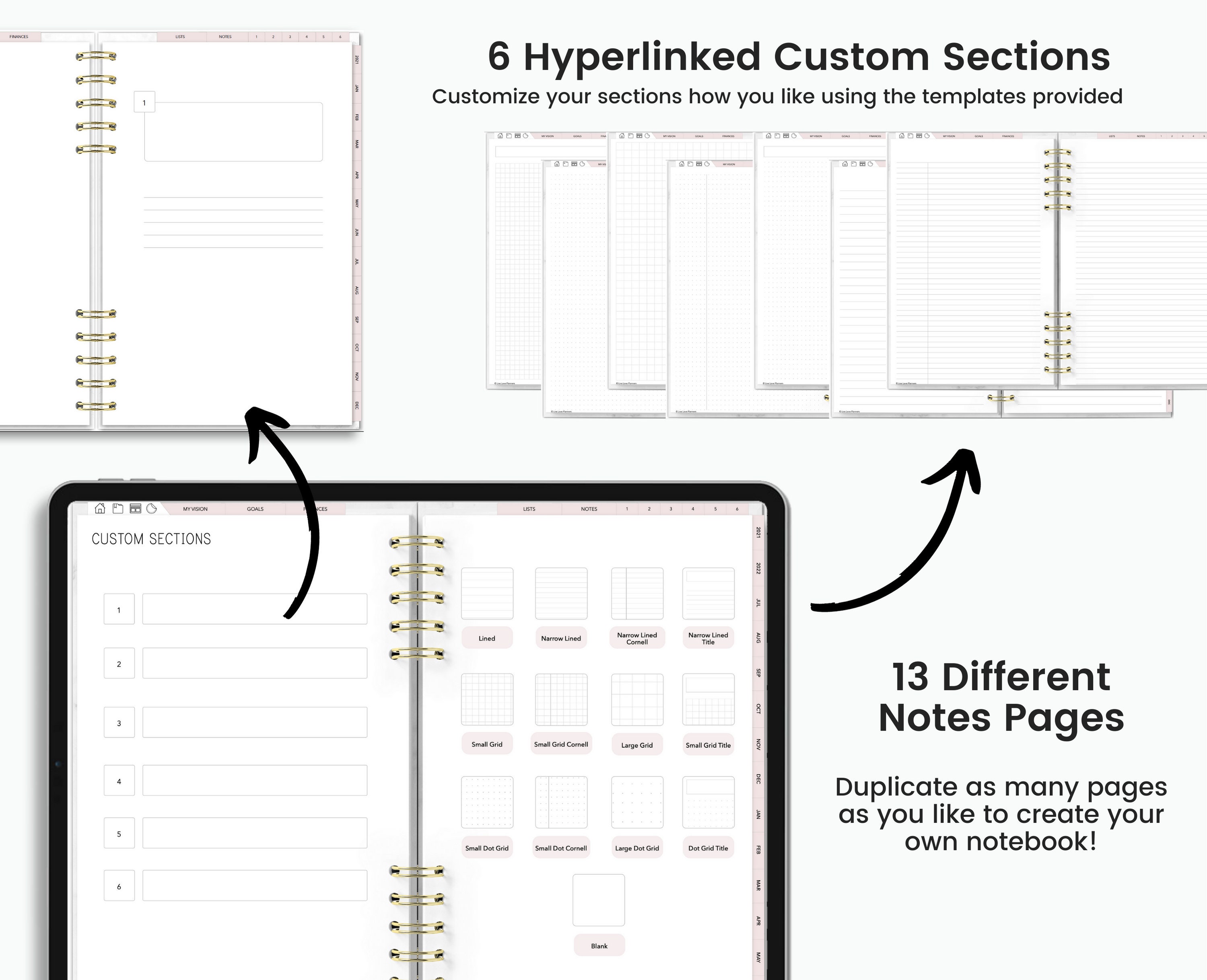 Student Planner Academic Planner for Students Undated | Etsy