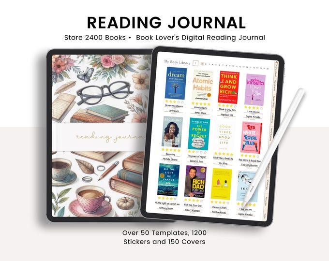 Book Tracker Spreadsheet Google Sheets & Excel | Reading List, TBR Log ...