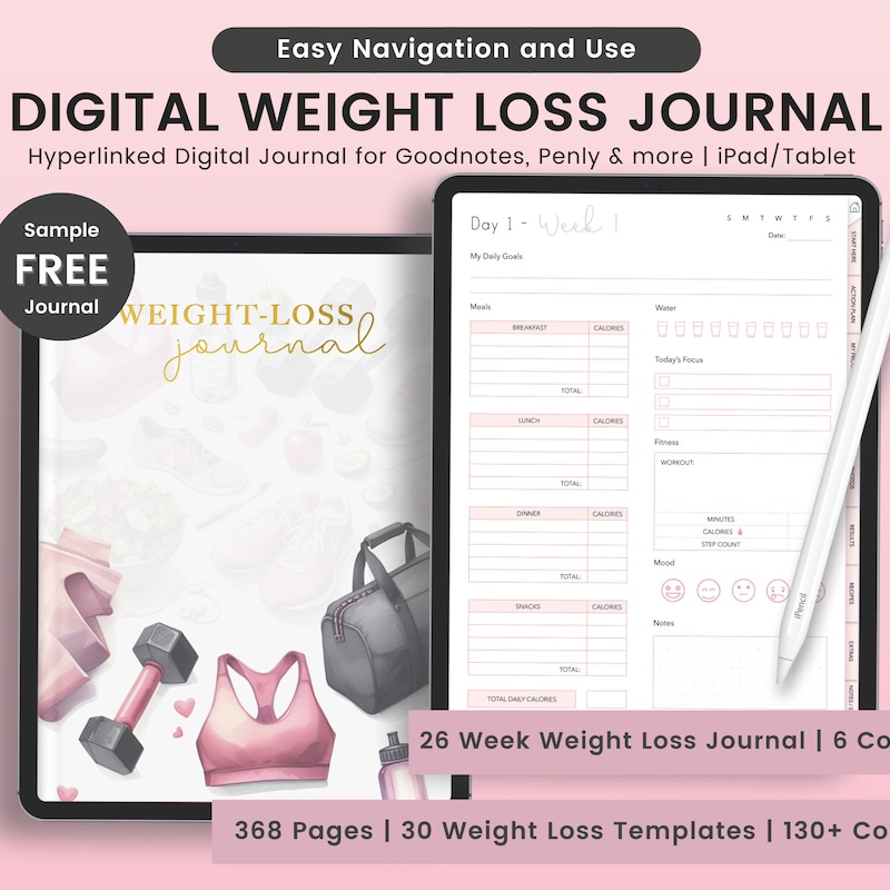 Weight Loss Journal - Etsy