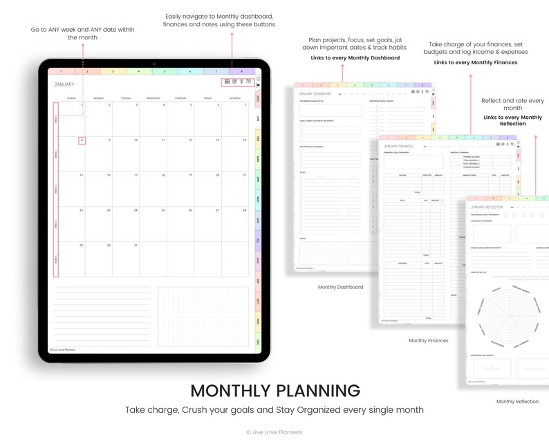 2023 Essentials Digital Planner 2023 Portrait Planner 2023 - Etsy