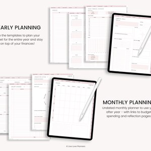Digital Budget Planner Finance Tracker Finance Planner - Etsy