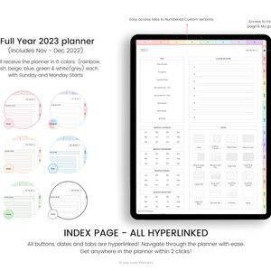 2023 Essentials Digital Planner, 2023 Portrait Planner, 2023 Diary ...