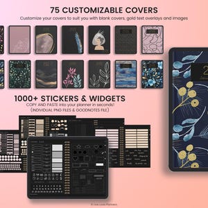 2024 2025 Dark Mode Digital Planners, 2024 2025 Digital Planner, Dark ...