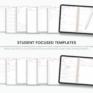 Student Planner | Academic Planner for Students | Undated Digital ...