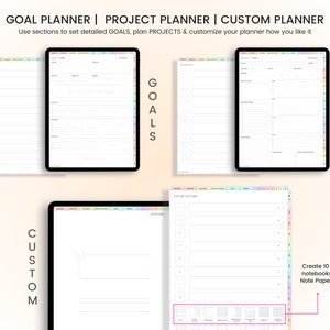 2025 Digital Life Planner: Hyperlinked Portrait Planner (goodnotes/ipad ...