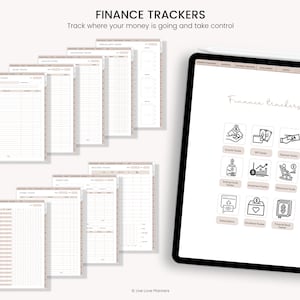 Digital Budget Planner, Finance Tracker, Finance Planner, Digital ...