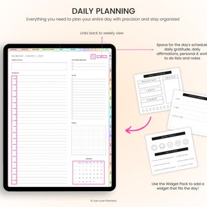 2025 Digital Life Planner: Hyperlinked Portrait Planner (goodnotes/ipad ...