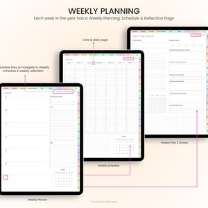 2025 Digital Life Planner: Hyperlinked Portrait Planner (goodnotes/ipad ...