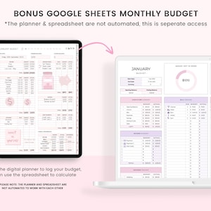 Digital Budget Planner: Finance Tracker, Goodnotes Compatible (portrait ...