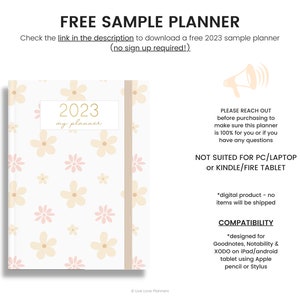 2023 Essentials Digital Planner, 2023 Portrait Planner, 2023 Diary ...