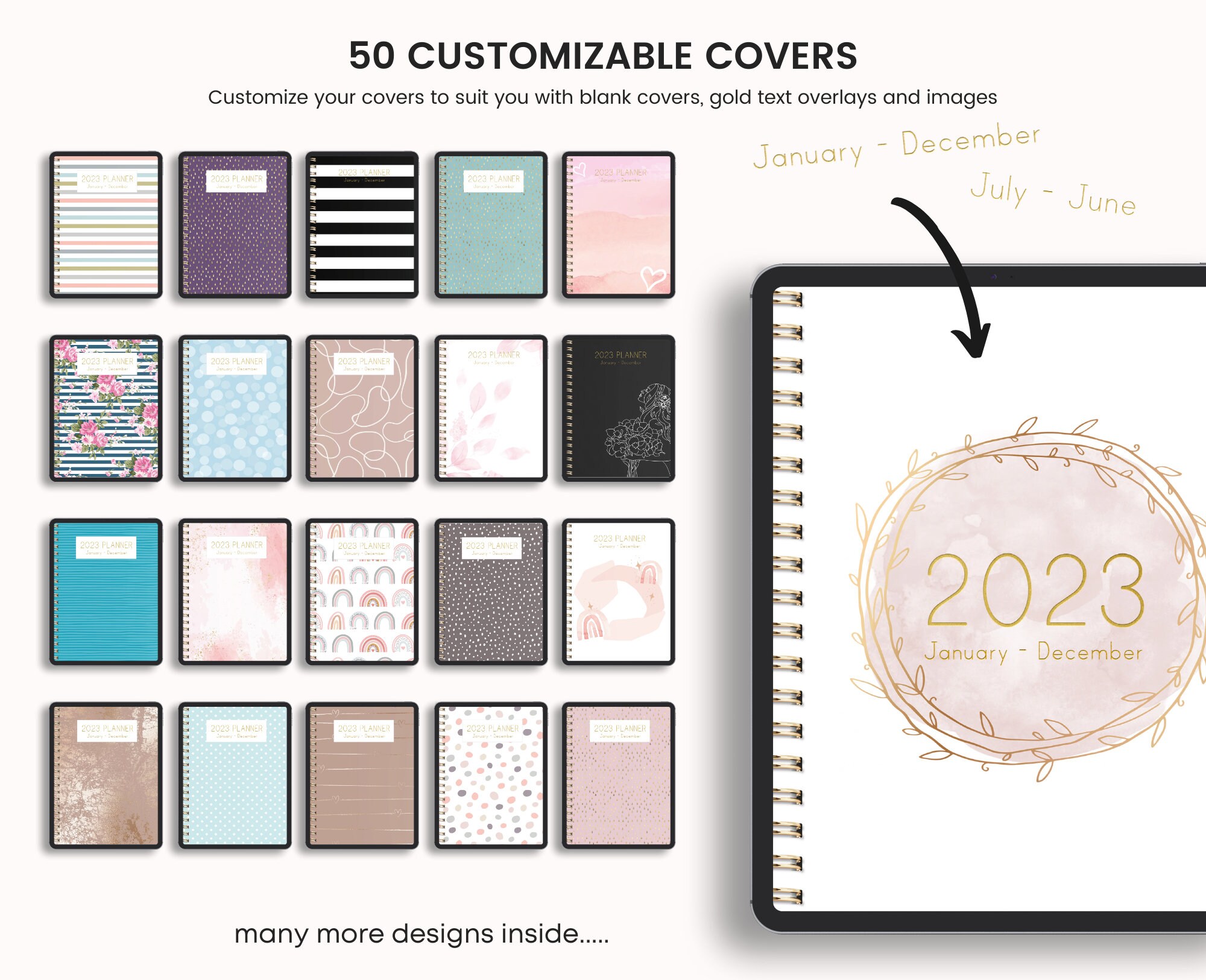 2023 Digital Planner 2023 Planner Dated Planner for 2023 - Etsy UK