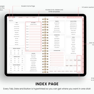 Student Planner | Academic Planner for Students | Undated Digital ...