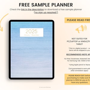 2025 Digital Life Planner: Hyperlinked Portrait Planner (goodnotes/ipad ...