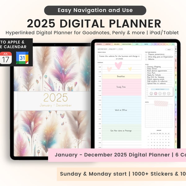 Planner 2025 Dated - Etsy