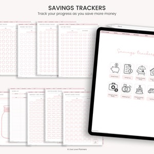 Digital Budget Planner Finance Tracker Finance Planner - Etsy