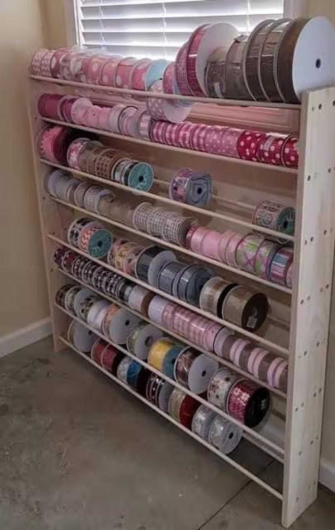 Build Your Own Ribbon Rack: Simple DIY Storage Solution, Ribbon Holder ...