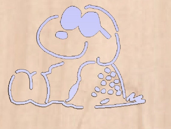 Joe Cool Snoopy DXF SVG CRV Download Cut Ready Silhouette | Etsy