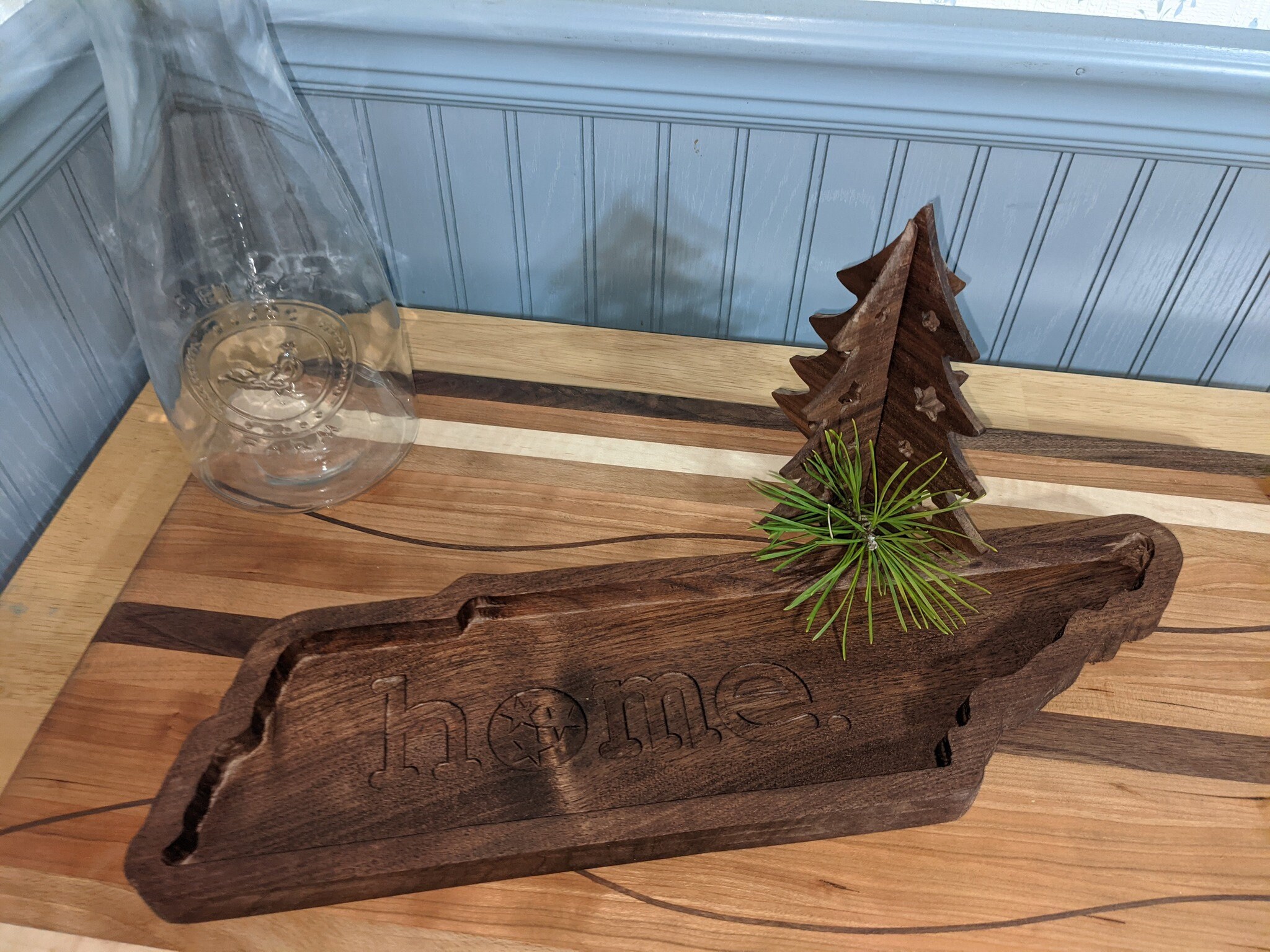 Tennessee State Shaped Catch-all Trays 3D CNC DXF Files STL V-carve ...