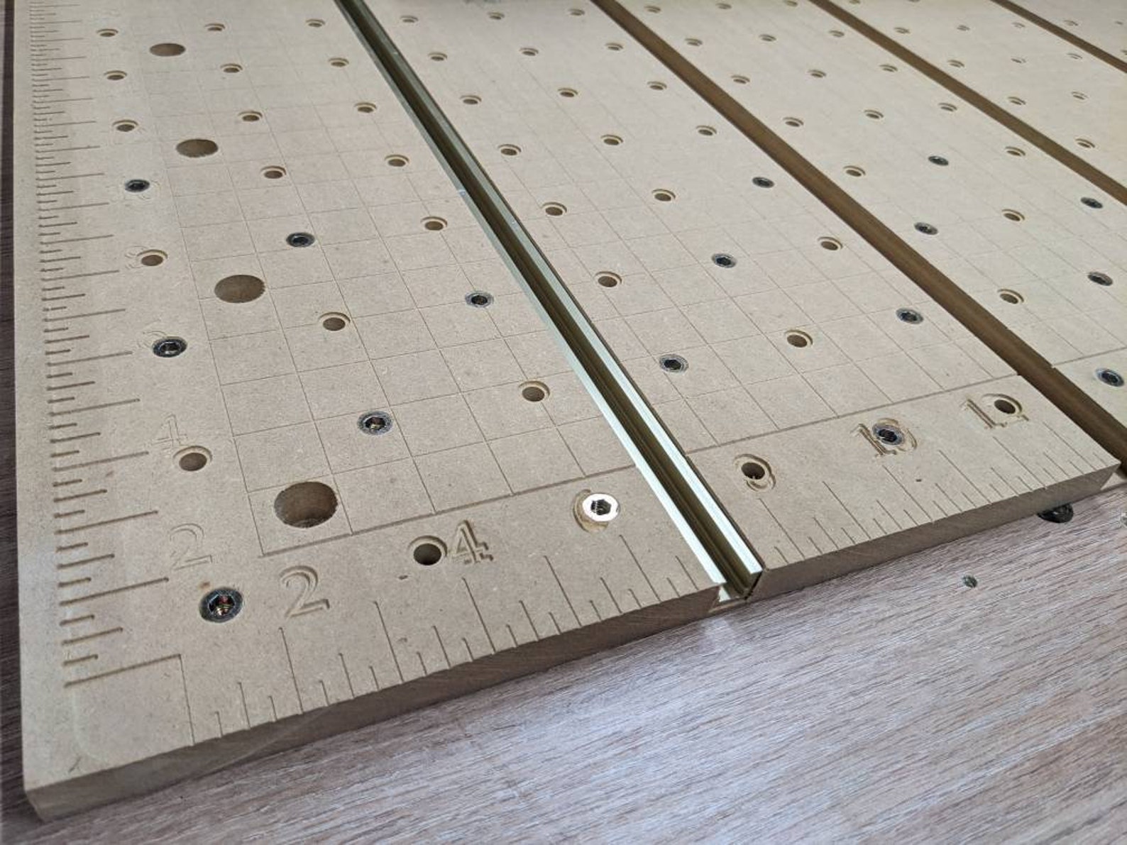 Journeyman X50 48" X 32" Spoil Waste Board Onefinity CNC W/ T Tracks, 3 ...