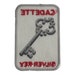 Girl Scout Cadette Silver Key Ceremony Iron on Patch for Bridging Rededication Ceremony Vest ...