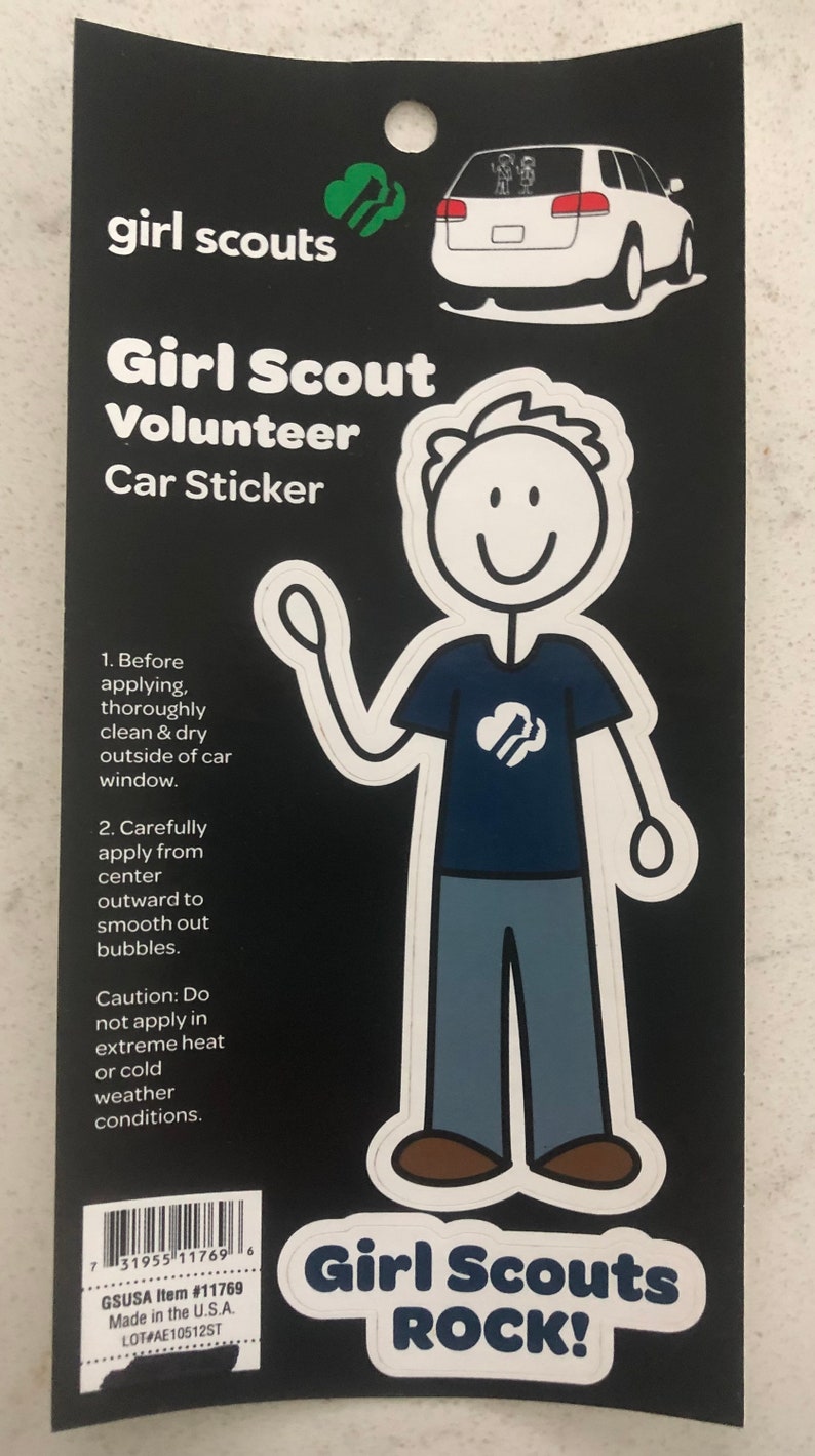 Girl Scout Vinyl Car Stickers Daisy Brownie Junior - Etsy