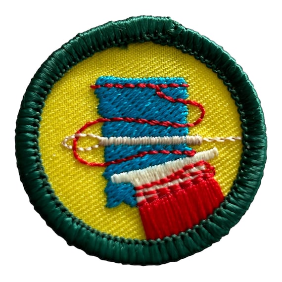 Retired Girl Scout Junior Stress Less Badge Sew Simpl… - Gem