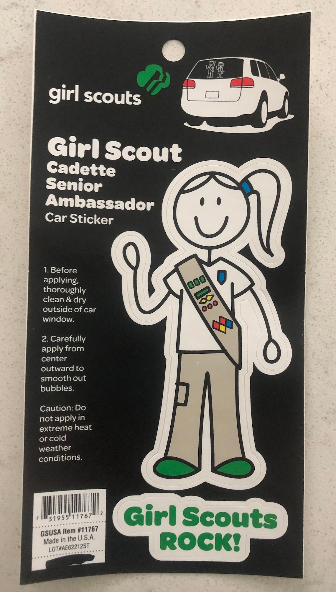 Girl Scout Vinyl Car Stickers Daisy Brownie Junior | Etsy