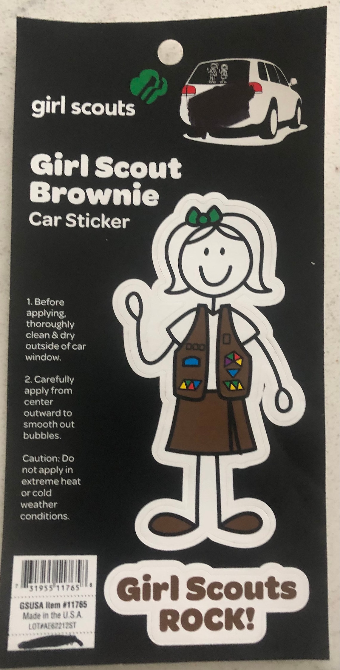Girl Scout Vinyl Car Stickers Daisy Brownie Junior | Etsy