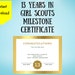 Girl Scout Daisy Investiture Certificate for Investiture Ceremonies - Etsy