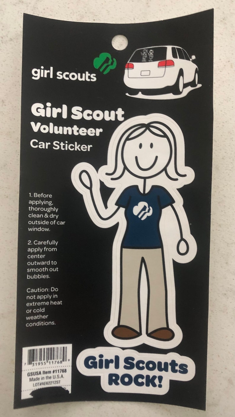 Girl Scout Vinyl Car Stickers Daisy Brownie Junior | Etsy