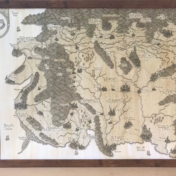 Wheel of Time Map Poster - Etsy