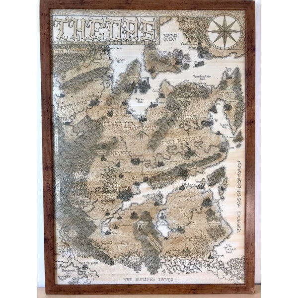 Dragon Age Map of Thedas - Etsy
