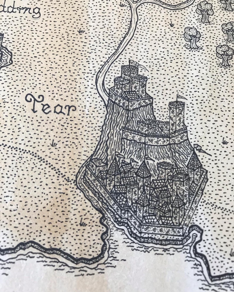 Wheel of Time Map. Hand Drawn in A1 and A2 Sizes With Unique - Etsy