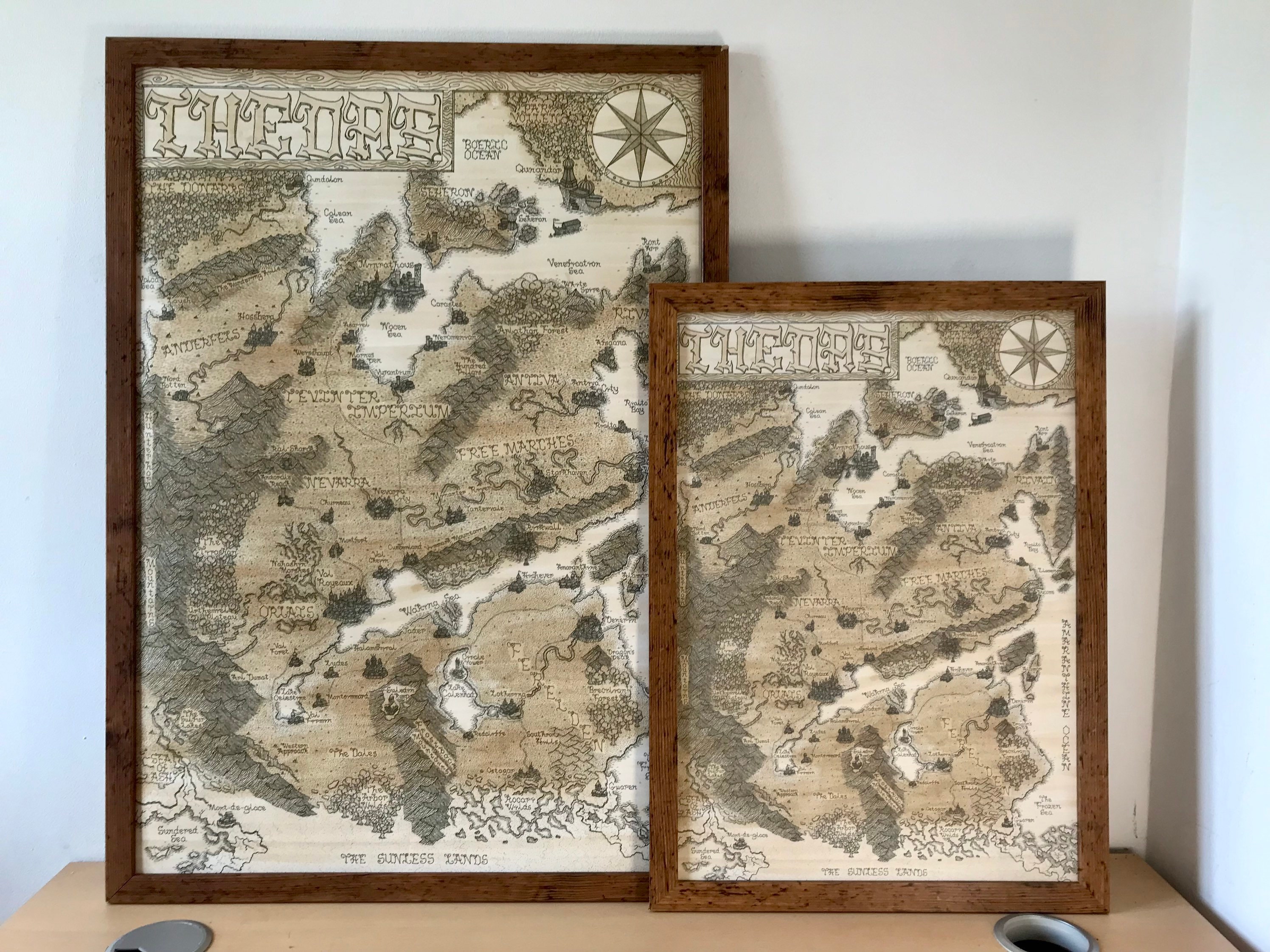 Dragon Age Thedas A1 and A2 Sized Map With Highly Detailed - Etsy Australia