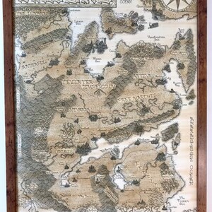 Dragon Age Thedas A1 and A2 Sized Map With Highly Detailed - Etsy
