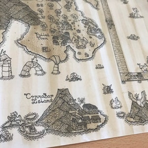 Pokémon Kanto Map With All 151 Original Pokémon Illustrated in A1 A2 ...