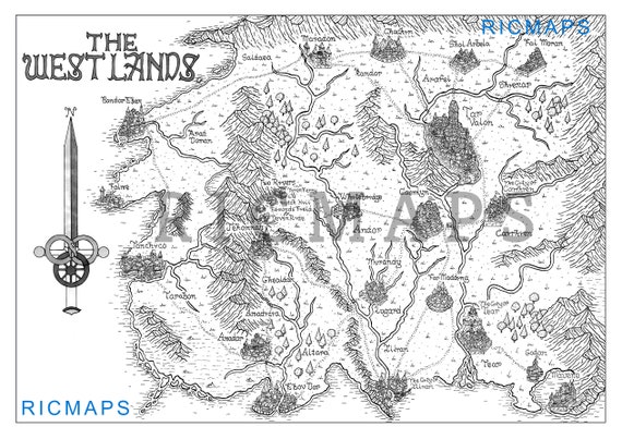 Digital Wheel of Time Map Download With Detailed Cities - Etsy