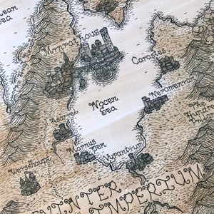 Dragon Age Thedas A1 and A2 Sized Map With Highly Detailed City ...