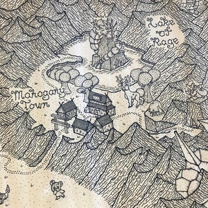 Pokémon Johto Map With All 100 Generation 2 Pokémon Illustrated in A1 ...