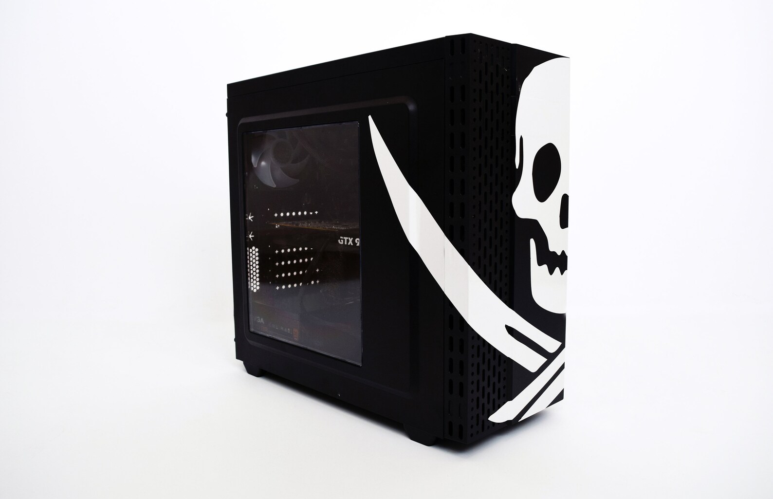 Custom Pirate Flag PC Case Skin W/ Captain Name - Etsy