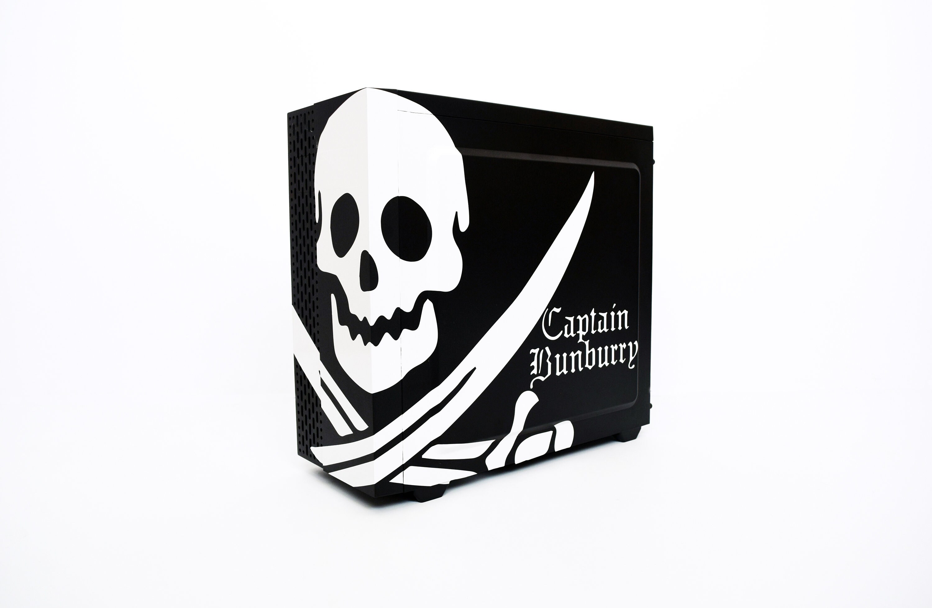Custom Pirate Flag PC Case Skin W/ Captain Name - Etsy