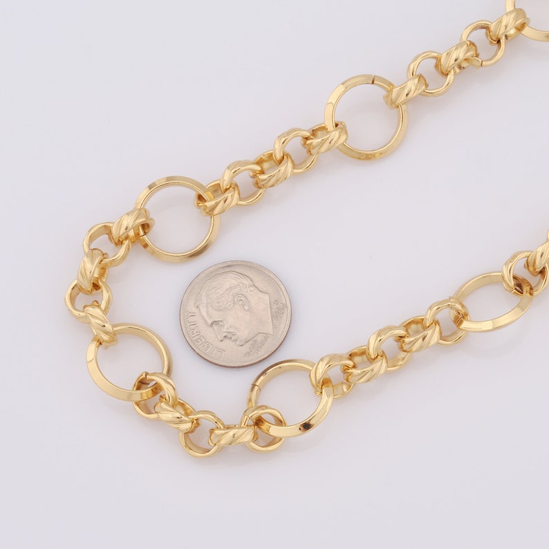 Gold Rolo Chain,thin Gold Chain,round Chain,18k Gold Filled Cable Chain ...