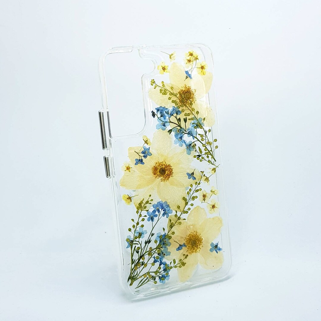 Real Forget-me-not Flower Phone Case: Floral iPhone & Galaxy Cover - Etsy