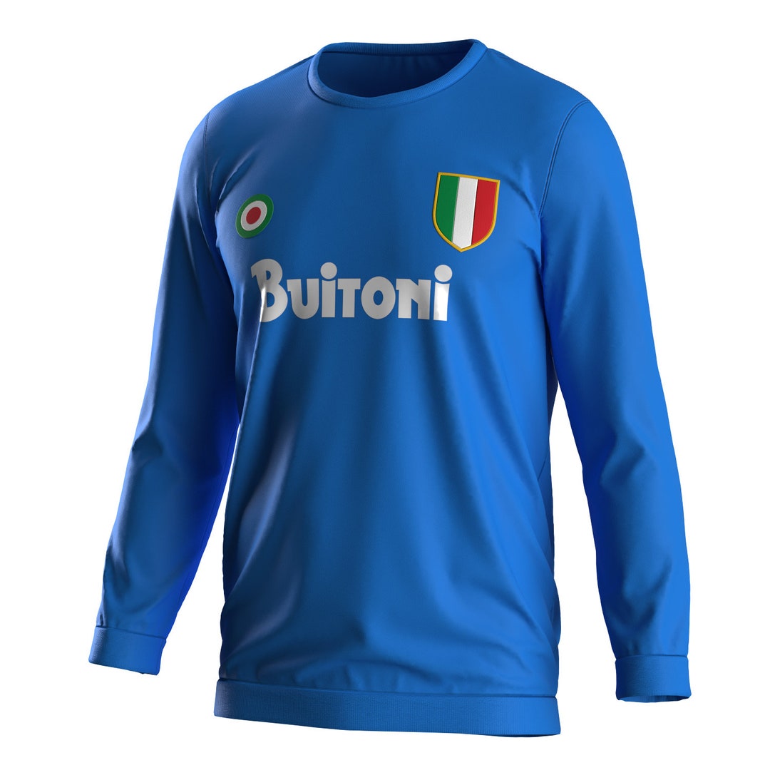 Napoli Maradona Buitoni 87-88 Home Retro Vintage Sweatshirt - Etsy