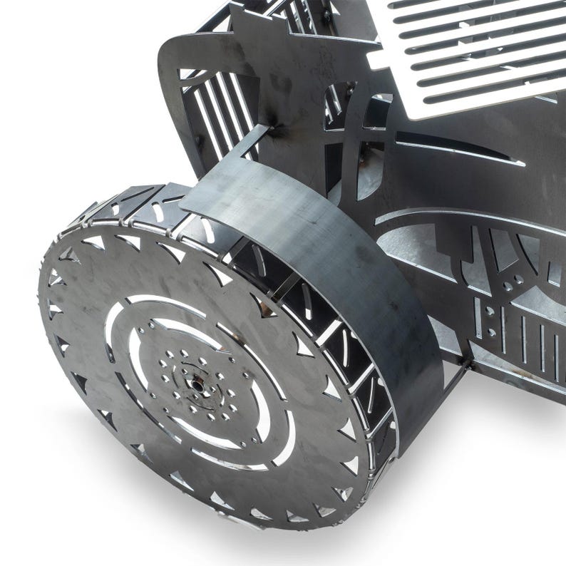 Handcrafted Steel Tractor Grill Unique BBQ & Outdoor Cooking Solution ...