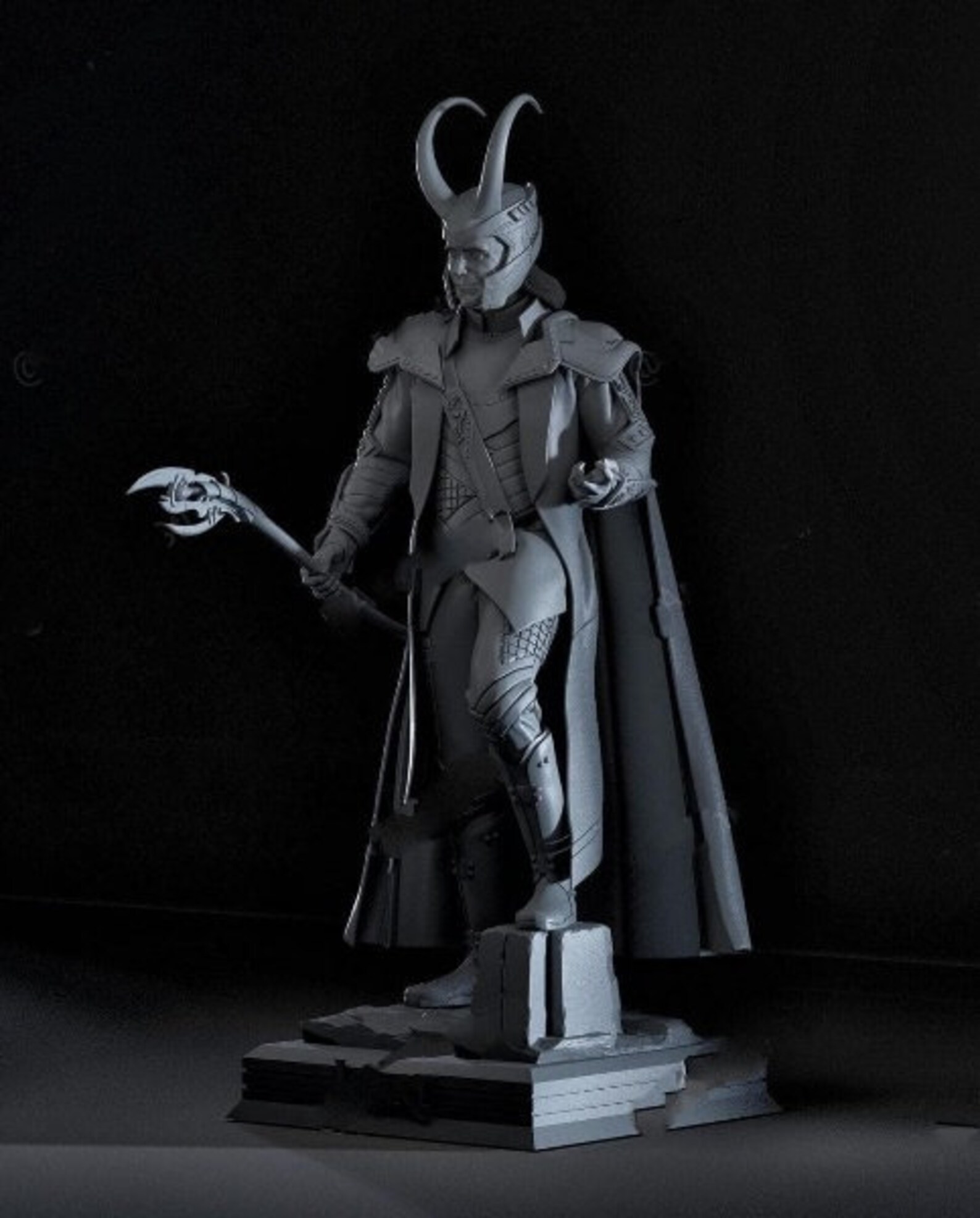 STL Loki 3D Print Model Diorama Marvel | Etsy