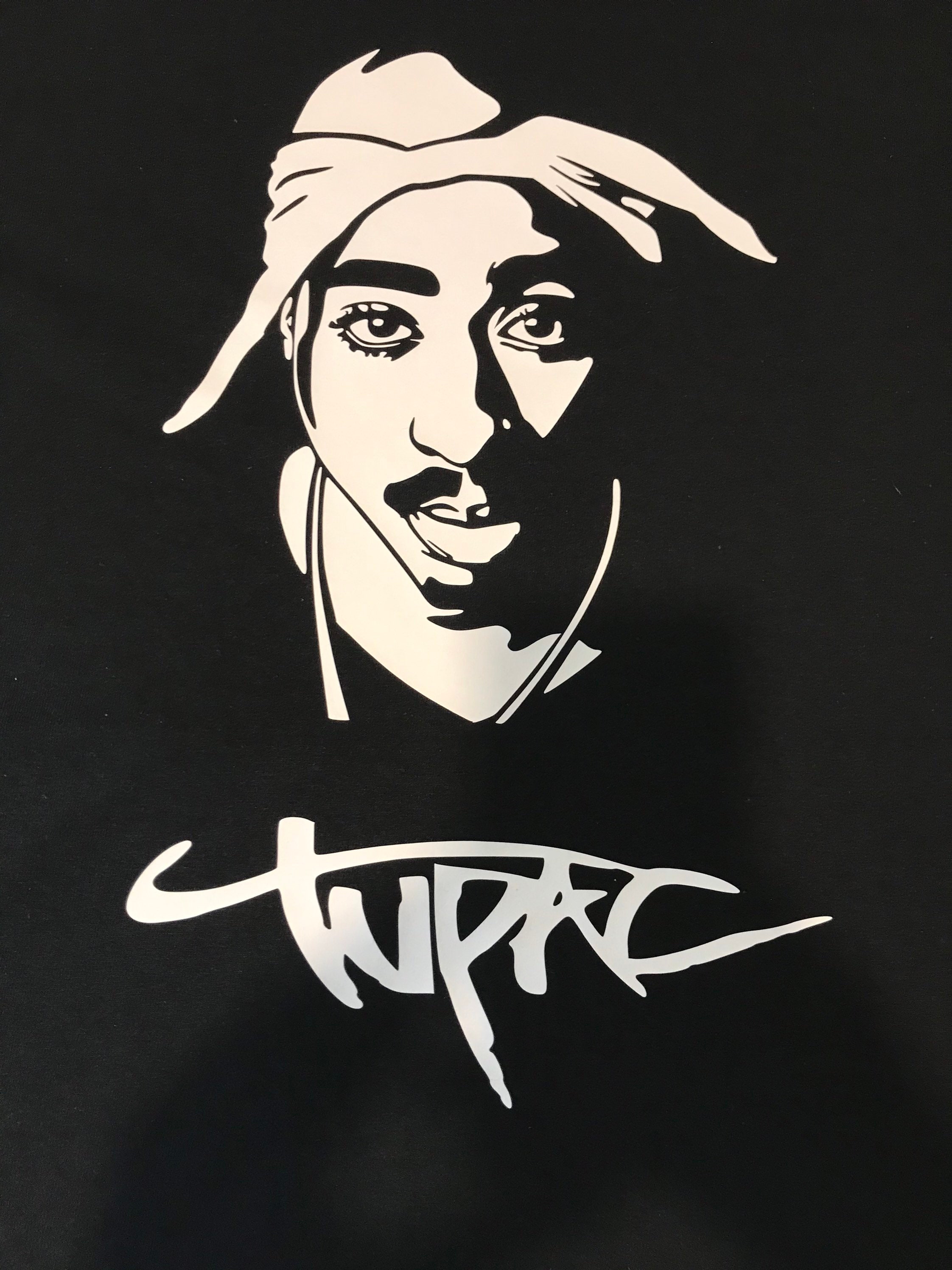Tupac, 2pac, silhouette, hip hop tee, t-shirt. - Etsy.de