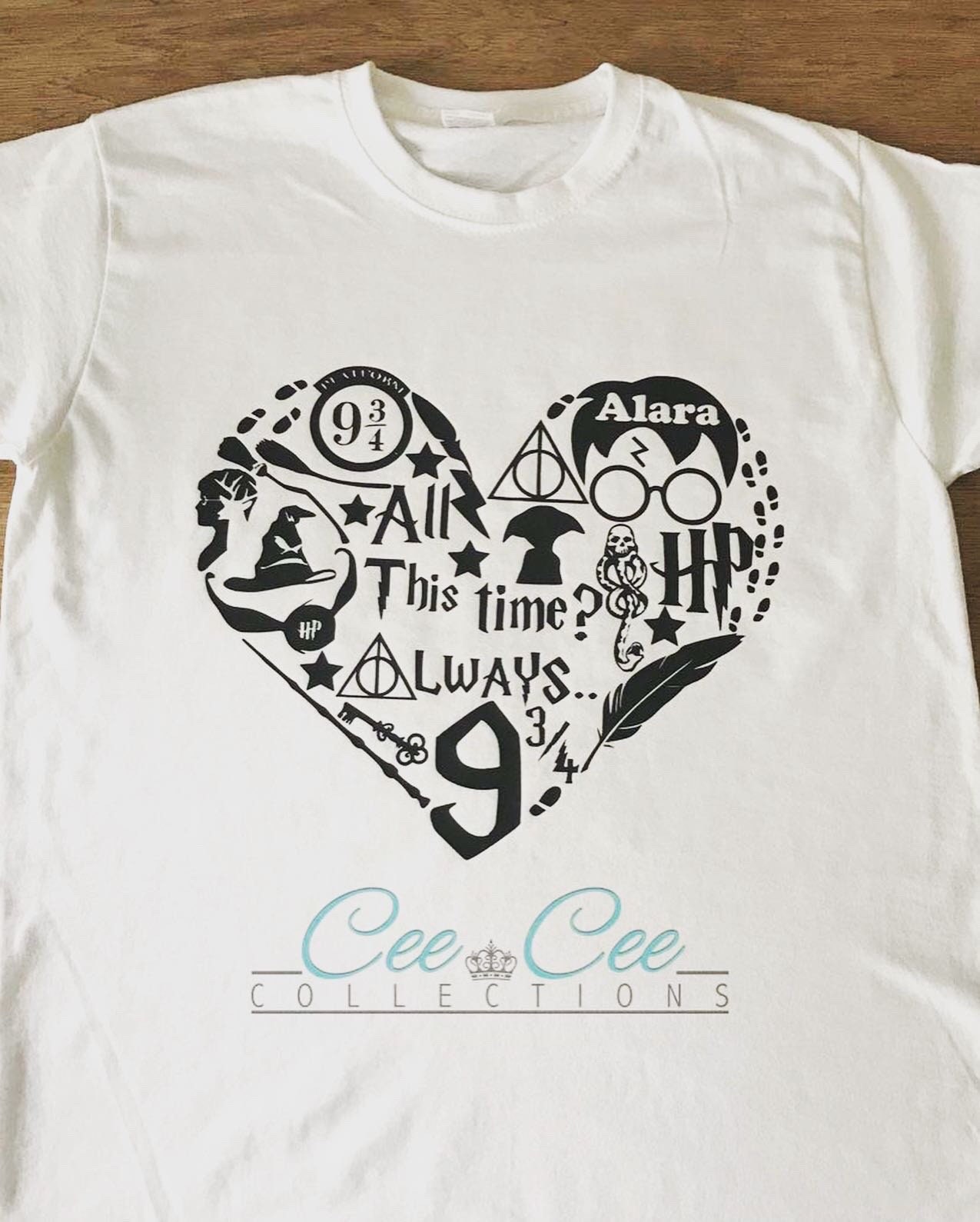 Personalised Harry Potter Inspired Tee. - Etsy UK